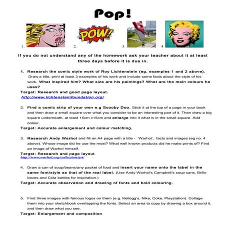 Yr 9 new poetry meets pop hwk | DOC