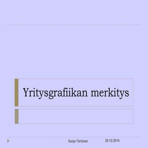Yritysgrafiikan merkitys | PPTX