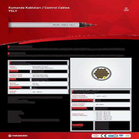 YSLY - Control Cables | PDF