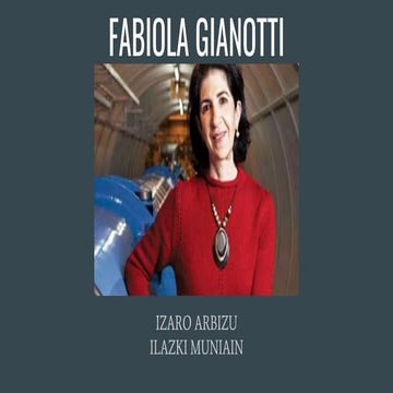 Fabiola Gianotti | PPTX