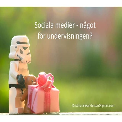 sociala medier i undervisningen | PPTX