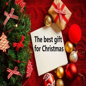 A great Christmas gift | PPT