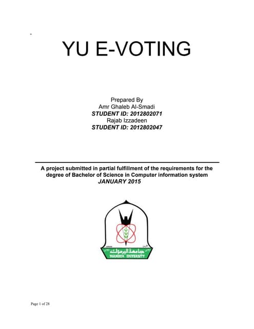 online E-voting system | PPT