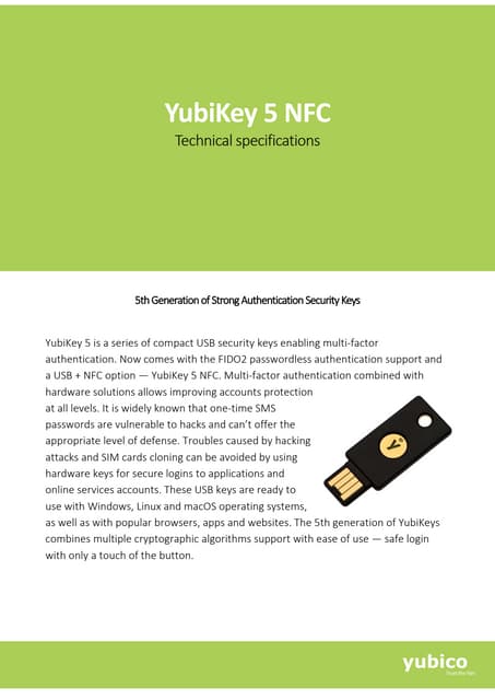 New yubikey price list | PDF