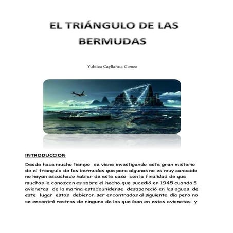el Triangulo de las Bermudas | DOCX