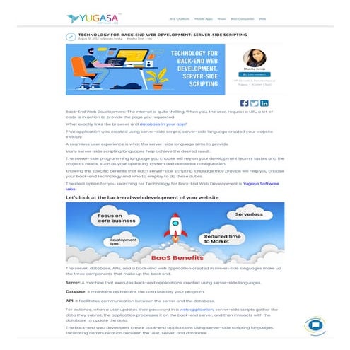 Technology For Back End Web Development Server Side Scripting Pdf