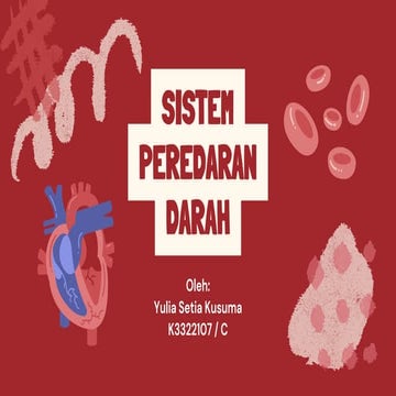 PPT Sistem Darah _ Biokimia _ Yulia Setia Kusuma | PDF