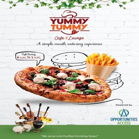 Yummy Tummy Cafe & Lounge Menu | Designed by Trending Branding Digital ...