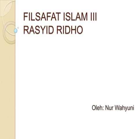 Yuni rasyid ridha | PPTX