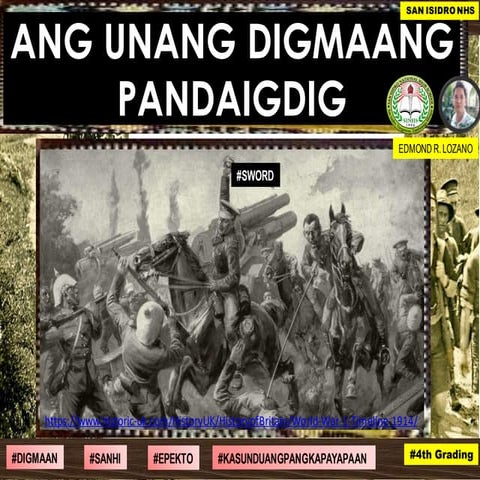 Ang Unang Digmaang Pandaigdig | PDF