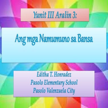 Ang Tatlong Sangay ng Pamahalaan ng Pilipinas | PPTX