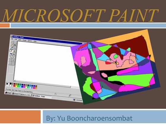 Microsoft Paint introduction for beginners | PPTX