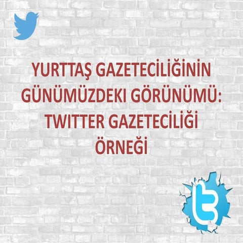Yurttas gazeteciligi | PPTX