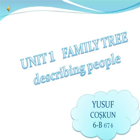 6th unıt1 describing people | PPT