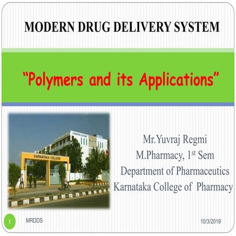 Yuvraj Regmi-Polymers | PPTX