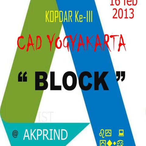 toolbar/shortcut block di autocad | PPTX