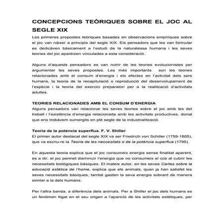 CONCEPTE DE JOC | PDF