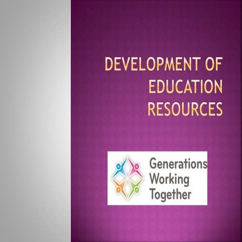 Learning through Intergenerational Practice - Yvonne Coull | PPTX