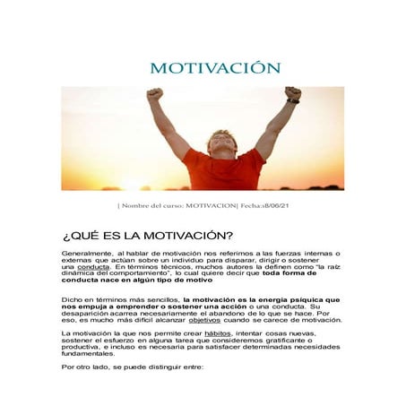 Motivacion Y Desmotivacion | PPTX