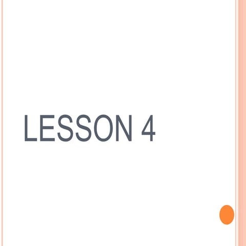 Ywc 1 lesson 4 | PPT