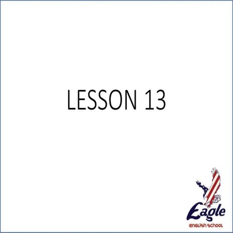 Ywc 2 lesson 13 | PPT