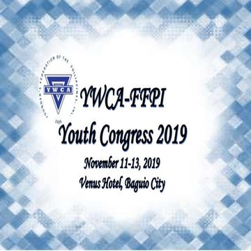 YWCAF youth congress 2019 final | PPT