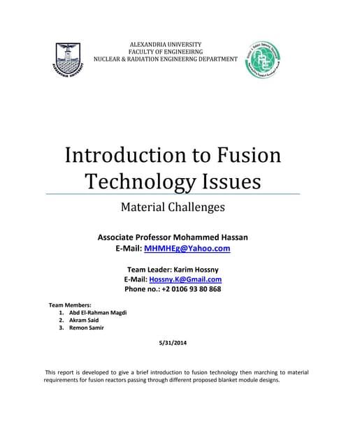 Arc reactor Technology | PDF