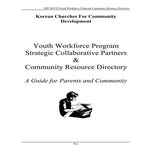 Youth Workforce Program Strategic Collaborative Partners & Community ...