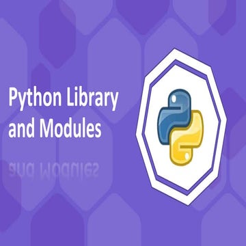 Pythonlibrariesandmodules 210530042906 Docx