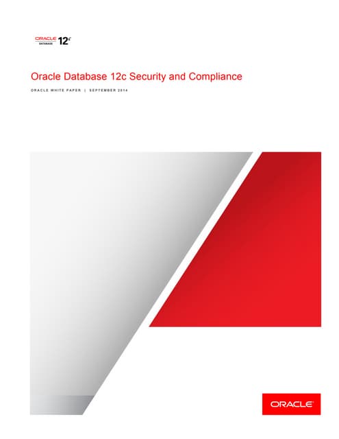 Oracle Database Security Ppt