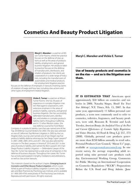 Misbranded and spurious cosmetics | PPTX