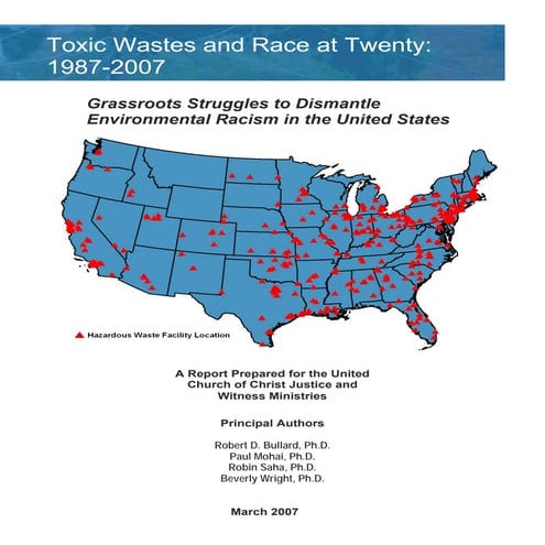 Grassroots Struggles to Dismantle Environmental Racism in the United ...