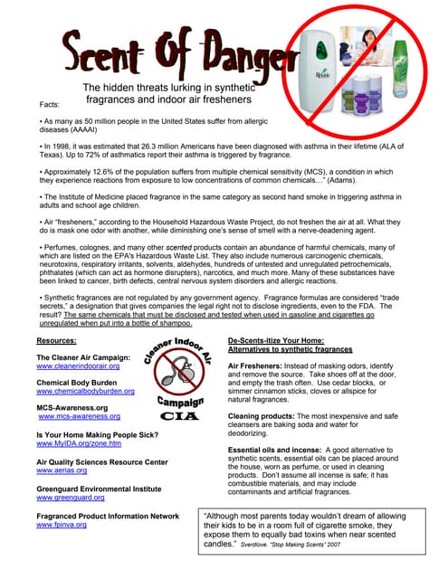 Fragrance Sensitivity Awareness | PPT