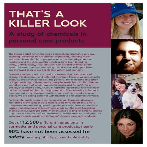 Controversial ingredients of cosmetics | PPTX