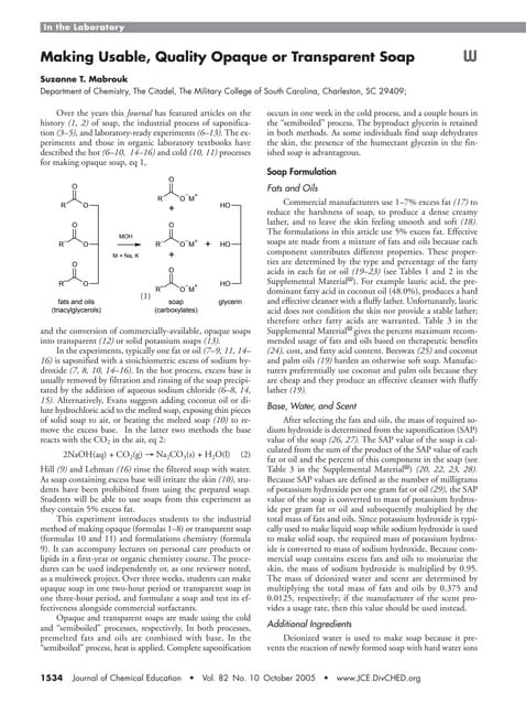 Soap manufacturing process | PPTX