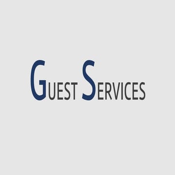 Guest services | PPT