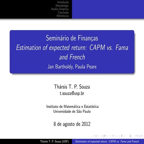 CAPM vs. Fama and French | PDF