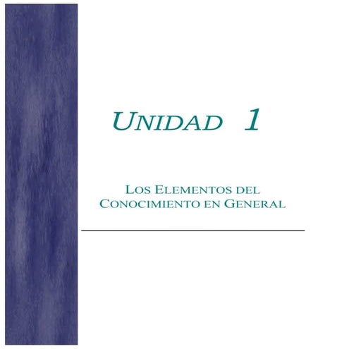 Elementos del conocimiento | PPTX