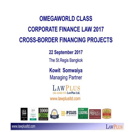 Cross-Border Financing Projects | PDF