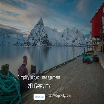 Z0gravity Project Management Strategic tool | PPT