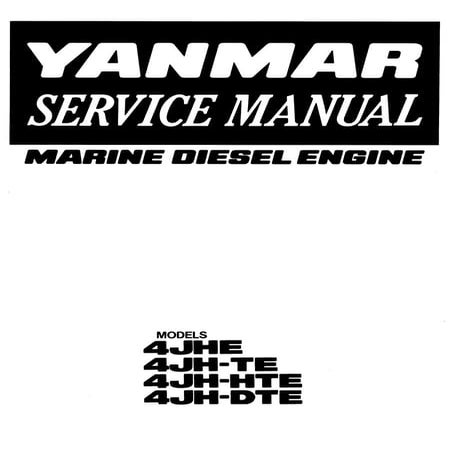 Yanmar 4JHE Marine Diesel Engine Service Repair Manual | PDF
