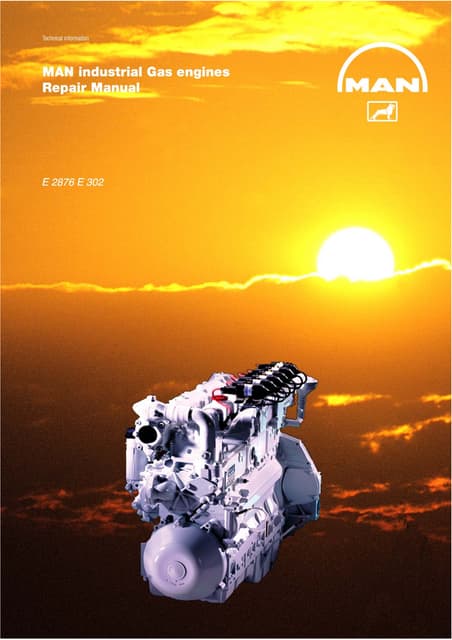 MAN Marine Diesel Engine D 2848 LXE /LE 401 / 403 / 405 Service Repair Manual | PDF