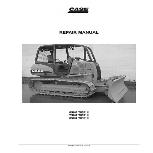 CASE 750K TIER II DOZER Service Repair Manual | PDF