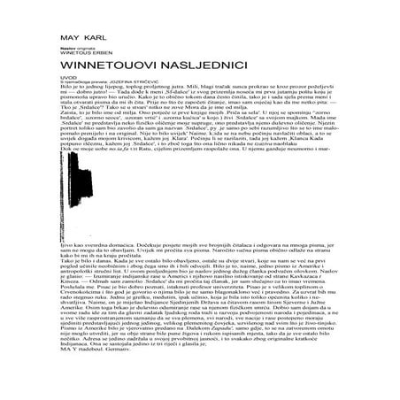 Karl maj vinetuovi nasljednici doc- | PDF