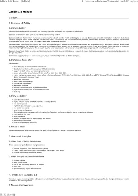 Zabbix Monitoring Platform | PDF | Operating Systems | Computer Software and Applications
