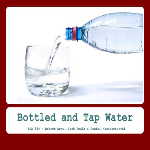 Bottled and Tap water | PPTX