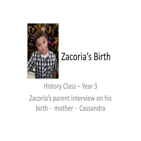 Zac's birth 2002 | PPSX