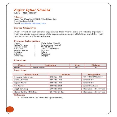 Zafar iqbal (1) | DOC