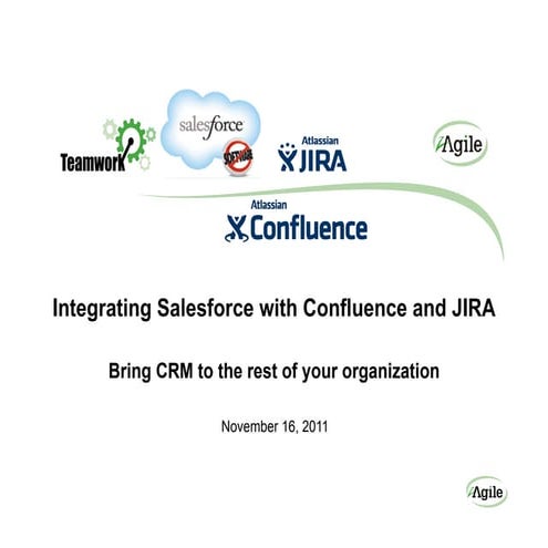 Integrating Salesforce With Confluence And Jira Using Zagile Teamwork 9186