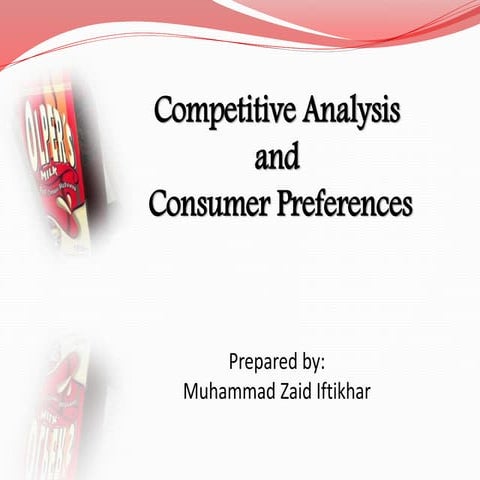 Consumer Preferences and Competitive Analysis | PPTX